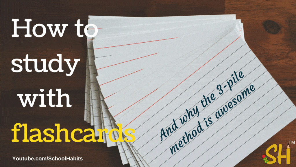 How To Study With Flashcards The 3 pile Method SchoolHabits