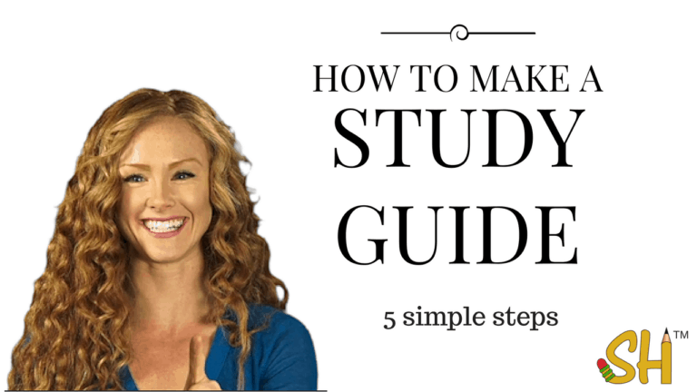How to make a study guide - SchoolHabits