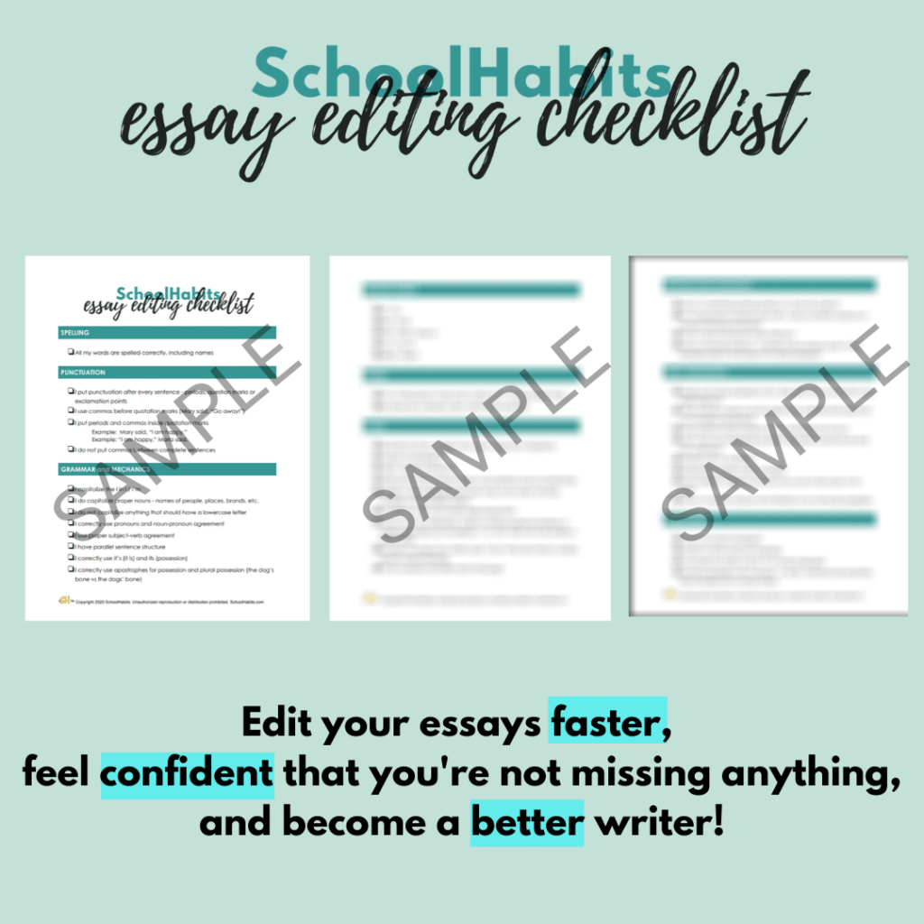 How to edit your own essay: 6 tips for editing your own paper ...