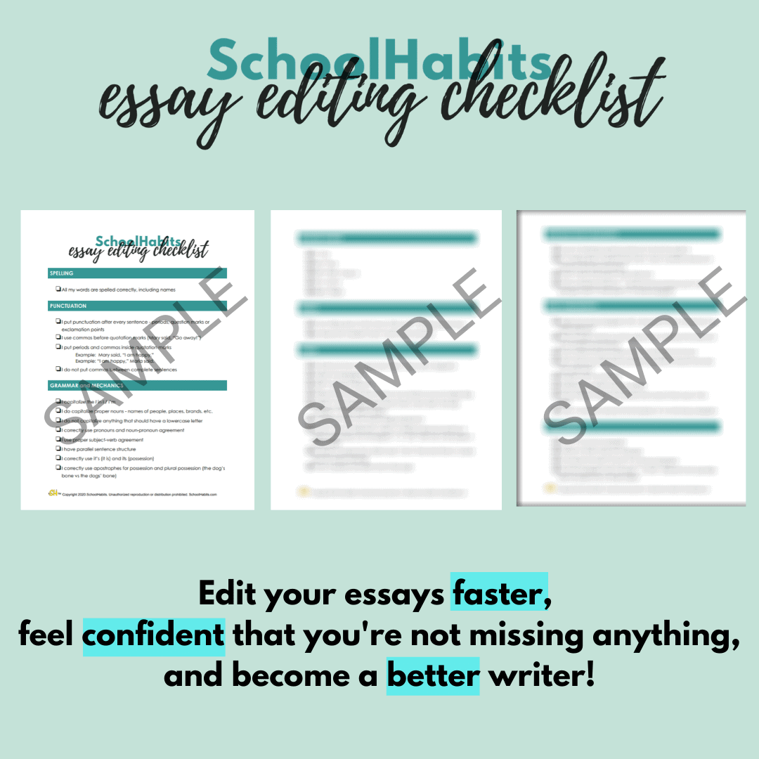 How to edit your own essay: 6 tips for editing your own paper ...
