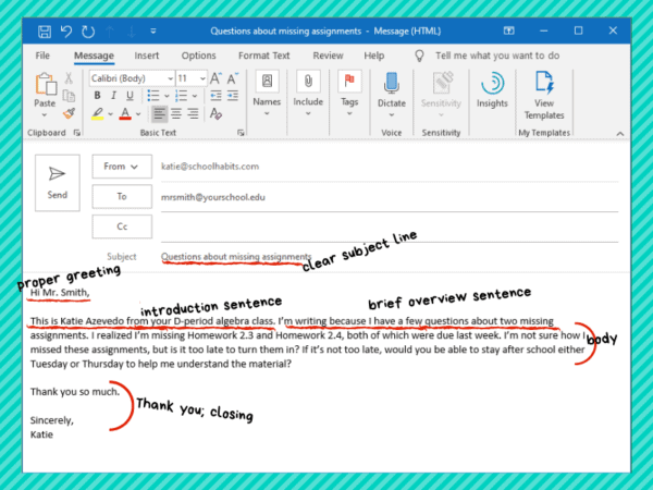 How To Write An Email To Your Teacher Tips Rules And Examples 