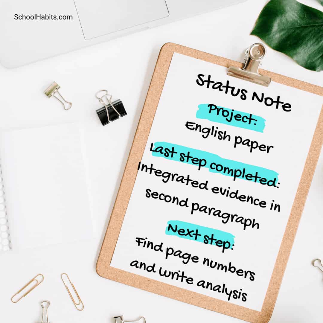 Why you should be using Status Notes - SchoolHabits