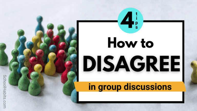 How to disagree with someone in group discussions - SchoolHabits