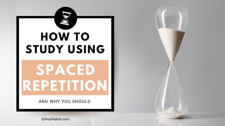 How to study using spaced repetition (and why you should) - SchoolHabits