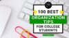 100 best organization tips for college students - SchoolHabits