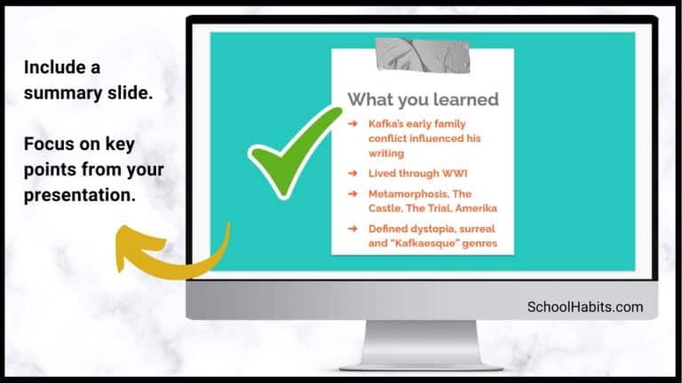 31 of the best class presentation tips for students - SchoolHabits