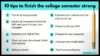 How to finish a semester in college: 10 tips to end the semester right ...