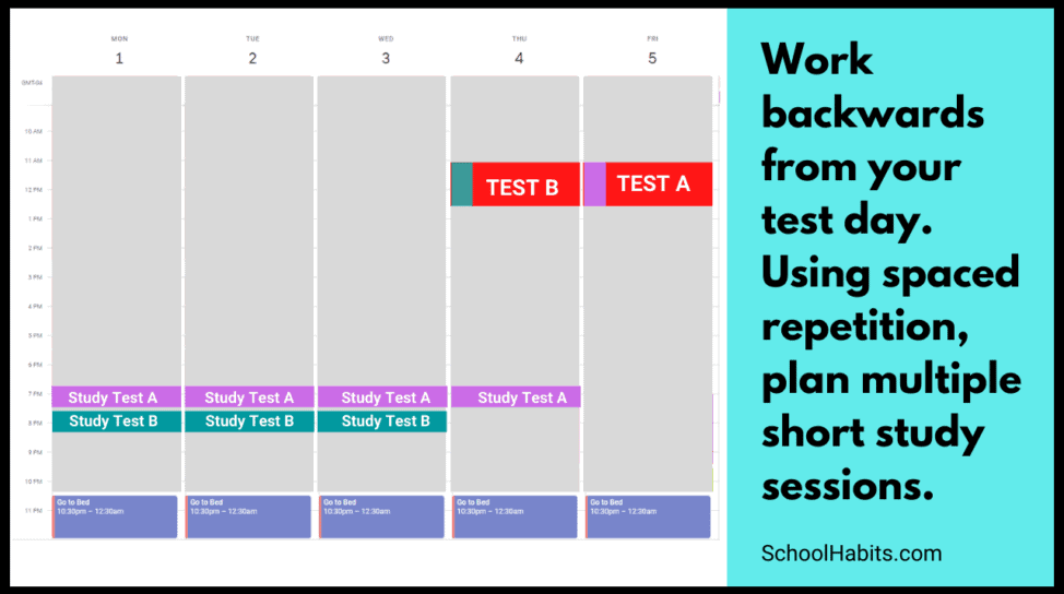 How long to study for weekly study plan SchoolHabits How long to study for weekly study plan SchoolHabits