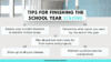 5 tips for finishing the school year strong - SchoolHabits