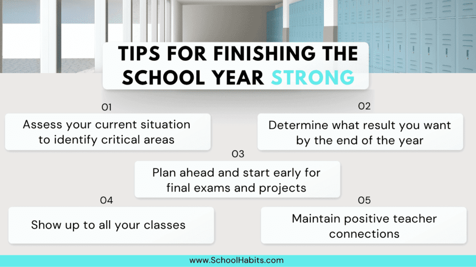 5 tips for finishing the school year strong - SchoolHabits