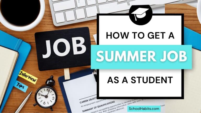 How to get a summer job as a student - SchoolHabits