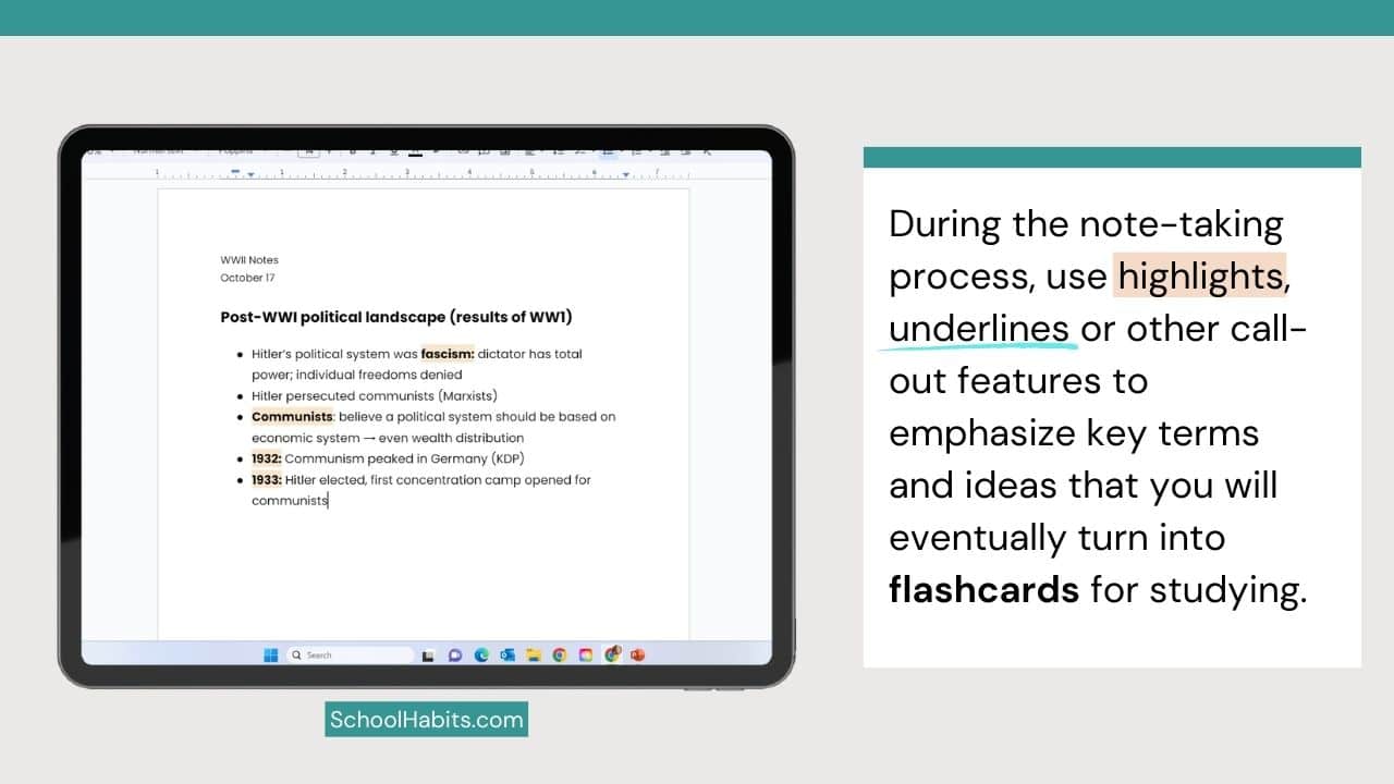 How to Take Notes That Are Easy to Study From - SchoolHabits
