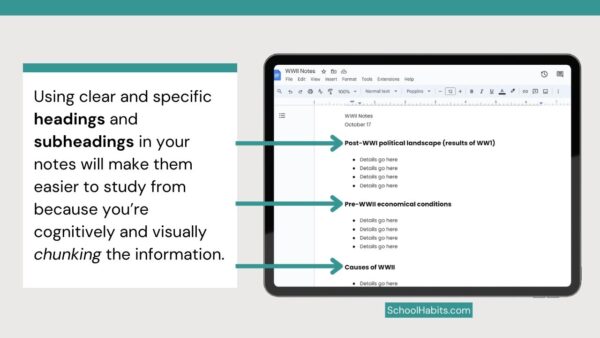 How to Take Notes That Are Easy to Study From - SchoolHabits