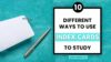 10 Different Ways to Use Index Cards to Study - SchoolHabits