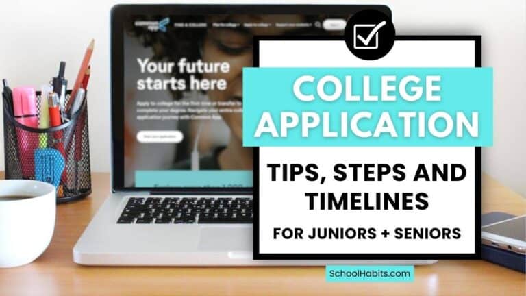 College Application Tips, Steps and Timelines for Juniors and Seniors ...