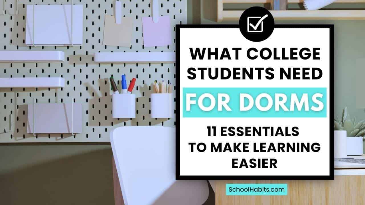 What College Students Need for Dorms: 11 Essentials to Make Learning ...