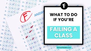What to Do If You're Failing a Class: 7 Tips for Students - SchoolHabits